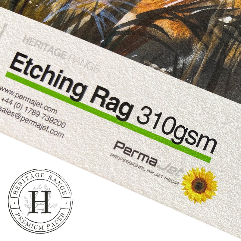 Etching Rag - A4 25f - HERITAGE